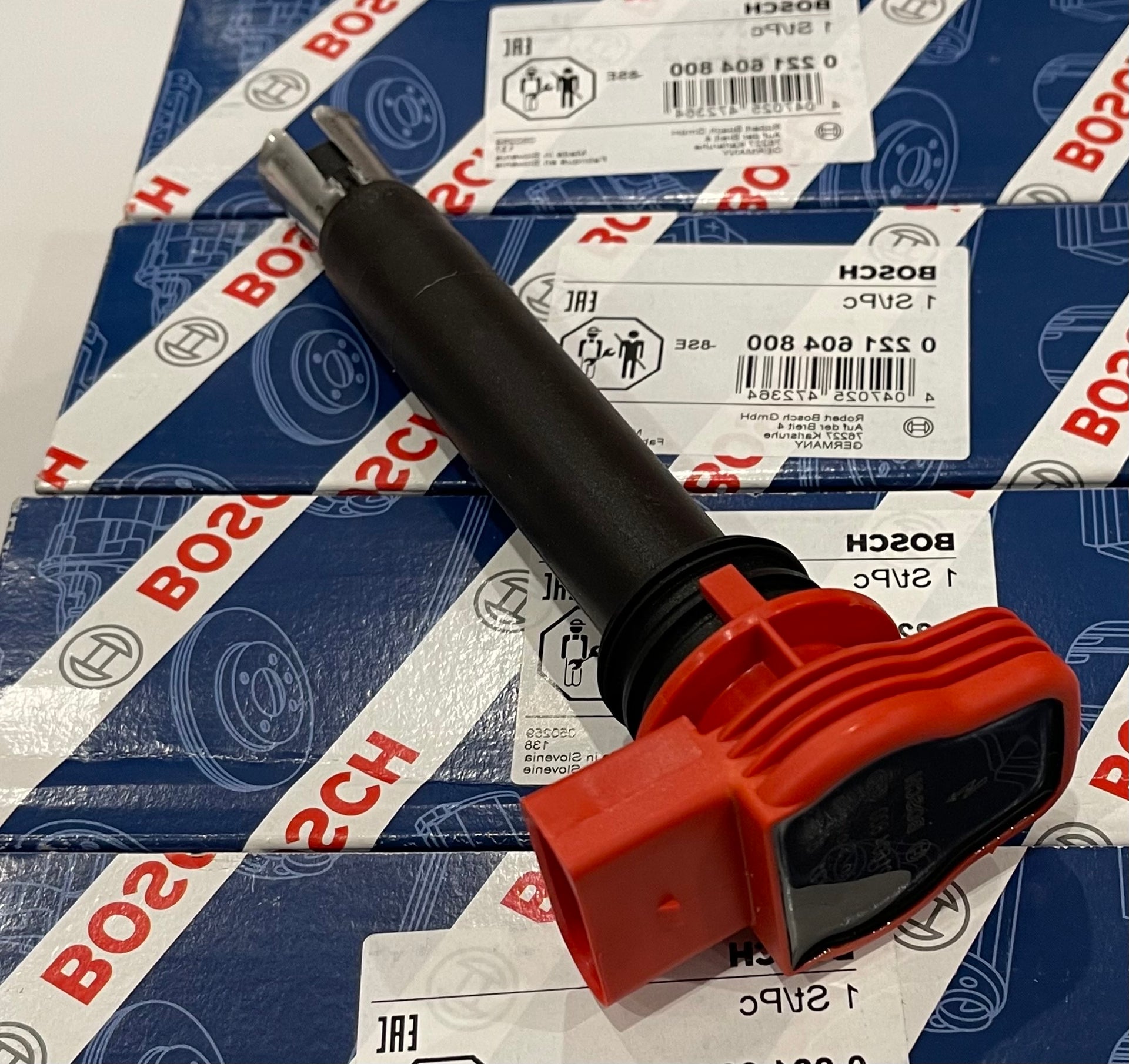 Bosch R8 Red Top Coils Set of 4 Ignition Coils Suitable For Audi R8 S3 ...