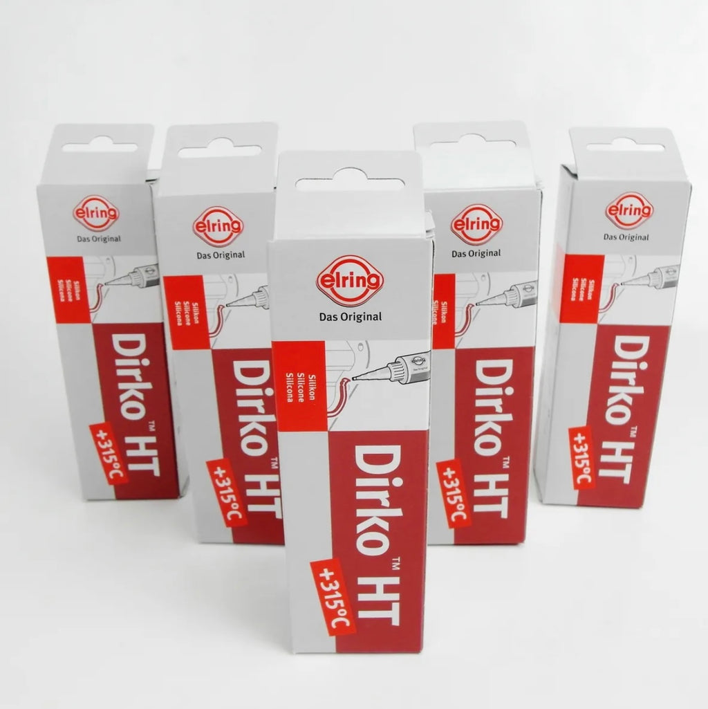 Original Dirko HT RED -60C to 315C 70ml Silicone Sealant by ELRING Ger ...